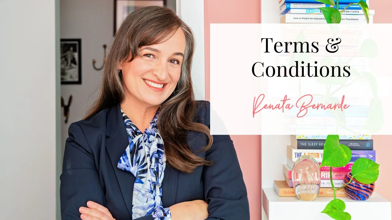 Terms & Conditions - Renata Bernarde